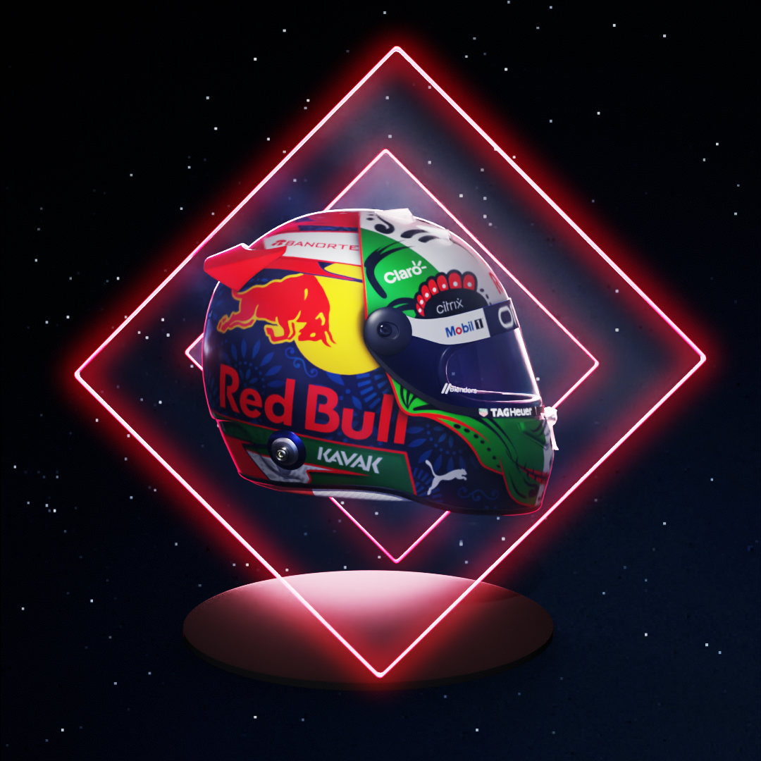 Checo's 2022 Mexico Helmet #236 by Red Bull Racing | Sweet - NFT ...